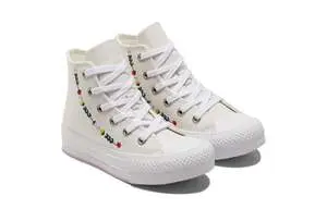 CONVERSE Chuck Taylor All Star Eva Lift Platform High Top Sneakers With Floral Embroidery