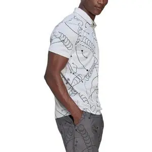 Adidas Club Graphic Tennis Polo Shirt 'white