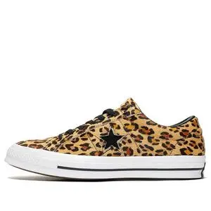 CONVERSE One Star Low Top Cheetah Print Sneakers