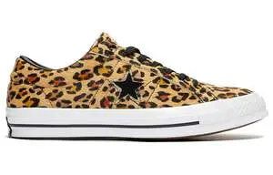 CONVERSE One Star Low Top Cheetah Print Sneakers - Leopardyellow/black