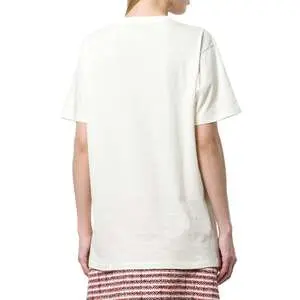 Gucci Alphabet Printing Short Sleeve Creamy White