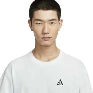 Nike As Df Tee M90 Lbr+hbr Tr T-shirt Asia Sizing 'white Orange - White/orange