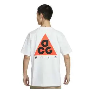 Nike As Df Tee M90 Lbr+hbr Tr T-shirt Asia Sizing 'white Orange - White/orange