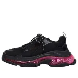 Balenciaga Balenciaga Triple S "Clear Sole" Sneakers Black/pink