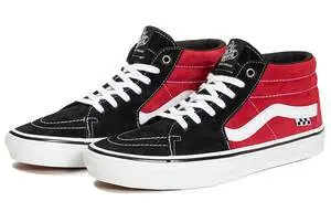 VANS Skate Grosso Mid Sneakers - Red/black