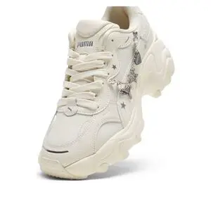 PUMA Pulsar Wedge Chain Sneakers - White