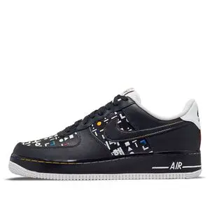 Nike Force 1 Low '07 Lv8 Hangul Day Graphic Sneakers - Black/white