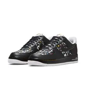 Nike Force 1 Low '07 Lv8 Hangul Day Graphic Sneakers - Black/white
