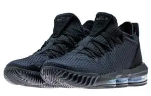 Nike Lebron 16 Low "triple " Athletic Sneakers - Black