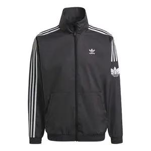 Adidas Adicolor 3d Trefoil 3-stripes Track Jacket - Black