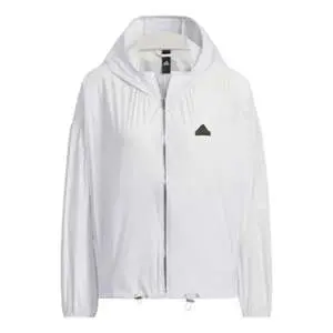 Adidas Tech Upf Hooded Jacket - White