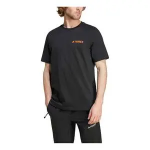 Adidas Graphic T-shirt Asia Sizing - Black