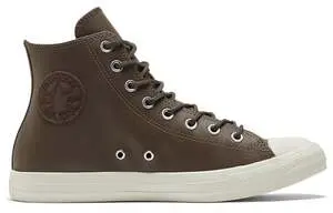 CONVERSE Chuck Taylor All Star High Top Leather Sneakers - Brown