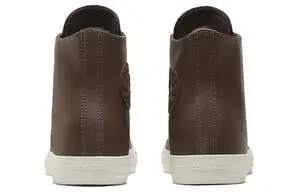 CONVERSE Chuck Taylor All Star High Top Leather Sneakers - Brown