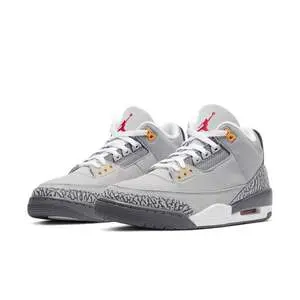 JORDAN Air 3 Retro "cool Grey" 2021 - Silver/light Graphite/orange Peel