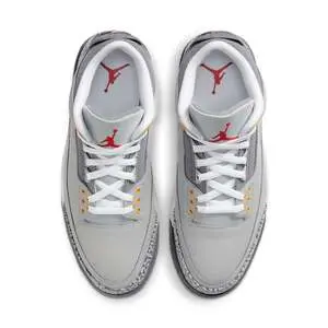 JORDAN Air 3 Retro "cool Grey" 2021 - Silver/light Graphite/orange Peel