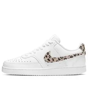 Nike Court Vision Low "leopard Swoosh White" Sneakers - White/leopard