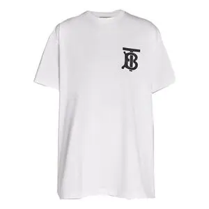 Burberry Burberry Monogram Motif Oversized T-Shirt White