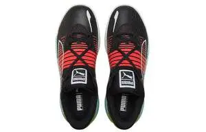 PUMA Fusion Nitro Low Top Athletic Sneakers - Black/red/white