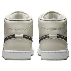 JORDAN 1 Mid Sneakers - Phantom/white