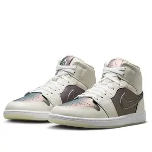 JORDAN 1 Mid Sneakers - Phantom/white