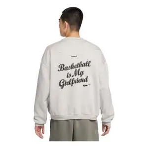 Nike Standard Issue Therma-fit Brushed Crew - Light Bone