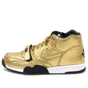 Nike Nike Air Trainer 1 PRM QS "Superbowl" High Top Sneakers Goldyellowgold/goldyellowgold/black