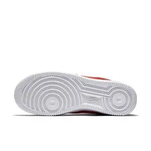 Nike Force 1 Low Athletic Sneakers - Red