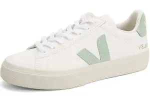 VEJA Campo Lace-up Sneakers - White/matcha