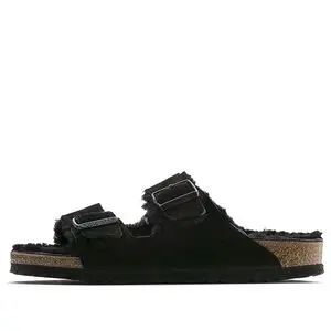 BIRKENSTOCK Arizona Fleece Lined Sandals - Black