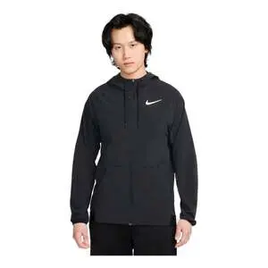Nike Solid Color Small Long Sleeves Hooded Jacket Black