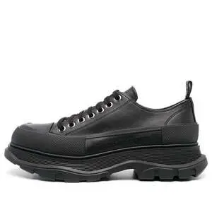 Alexander McQueen Tread Slick Lace-up Sneakers - Black