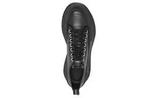 Alexander McQueen Tread Slick Lace-up Sneakers - Black