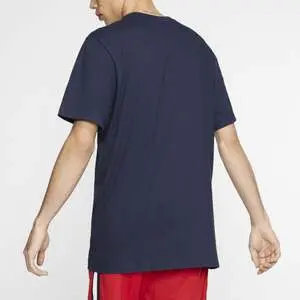 Nike Logo Round Neck Short Sleeve - Black