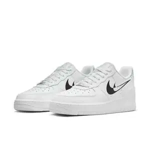 Nike Force 1 Low '07 "double Negative" Sneakers - White/black