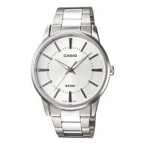 Casio Stainless Steel Analog Watch - Silver
