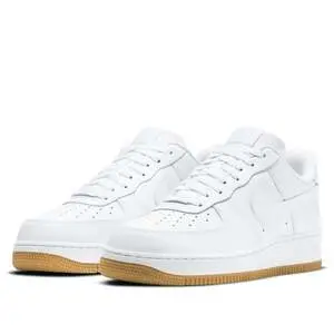 Nike Force 1 '07 Low Top Sneakers - White/brown