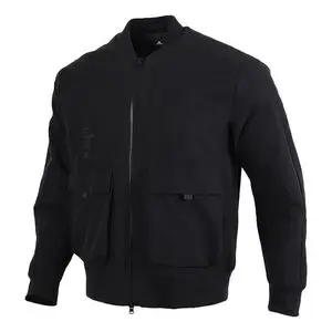 Adidas Fleece Lined Bomber Jacket - Black