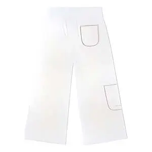 CONVERSE Knit Cargo Straight Casual Pants - White