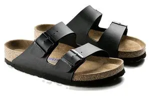 BIRKENSTOCK Arizona Soft Footbed Sandals - Black