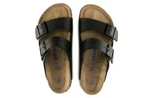 BIRKENSTOCK Arizona Soft Footbed Sandals - Black