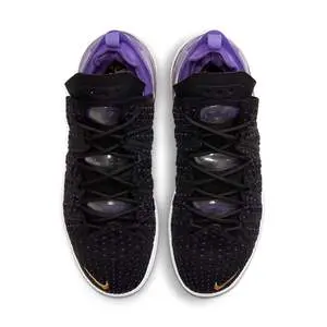 Nike Lebron Lakers High Top Sneakers - Black