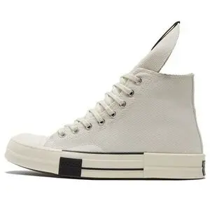 CONVERSE Rick Owens X Drkstar Chuck 70 Hi Egret Sneakers - White