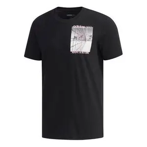 Adidas Neo Cs Su Tee Ss Round Neck Short Sleeve - Black