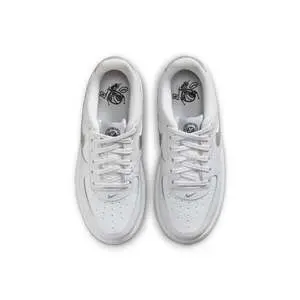Nike Force 1 Low Athletic Sneakers - White/silver
