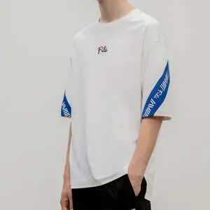 FILA Alphabet Logo Loose Short Sleeve