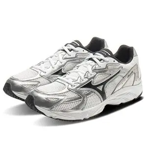 Mizuno Spark Cn "white Silver" Athletic Sneakers - White/silver