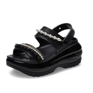 CROCS Mega Crush Pearl Ruffle Sandal