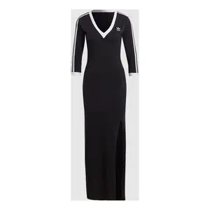 Adidas Adidas Adicolor Classics 3-Stripes Maxi Dress Black/white