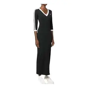 Adidas Adicolor Classics 3-stripes Maxi Dress - Black/white